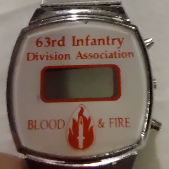 Vintage | Accessories | Nos 63 Infantry Division Associates Fire Blood ...